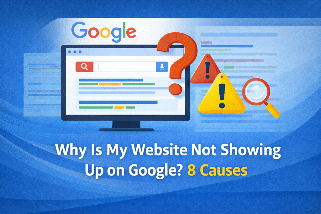Why Is My Website Not Showing Up on Google? 8 Causes
